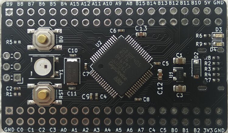 Stm32Dev - rev. b (GD32F405 variant) - Stm32World Wiki